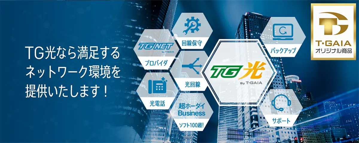 TG光｜株式会社ティーガイア（T-GAIA）